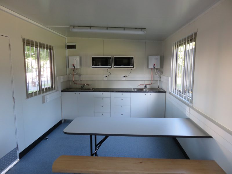 Portable Lunchrooms for Hire | Comfortable & Fully Equipped
